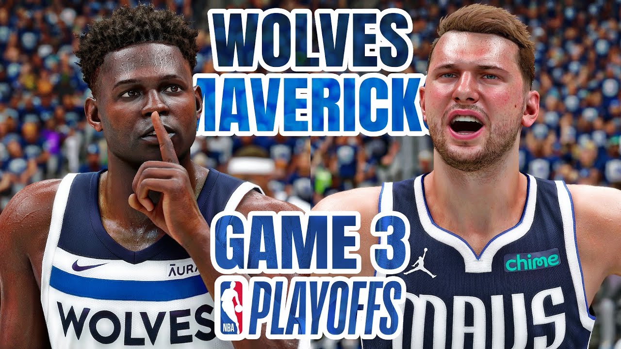 MAVERICKS vs TIMBERWOLVES GAME 3 - 2024 NBA PLAYOFFS WEST FINALS - NBA ...