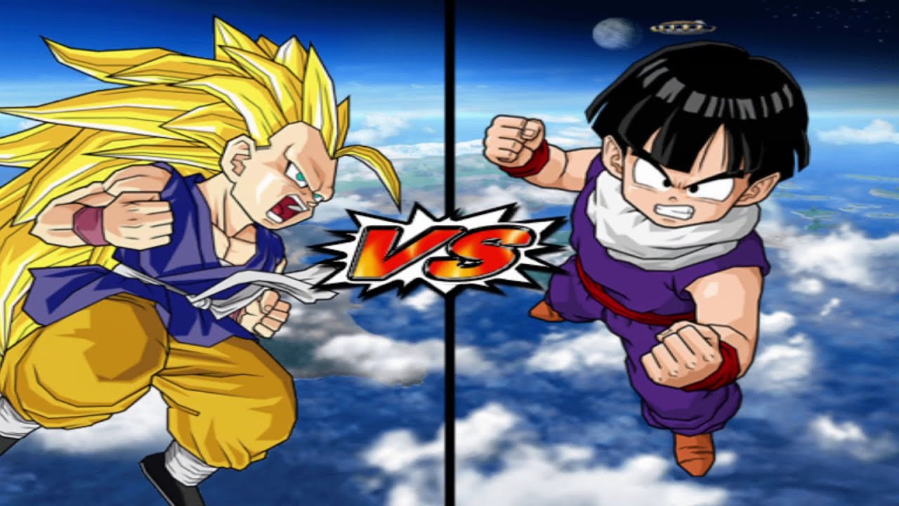 Goku(GT) & Goku(End) VS. Kid Gohan, Baby Vegeta, Fasha, Android #13 ...