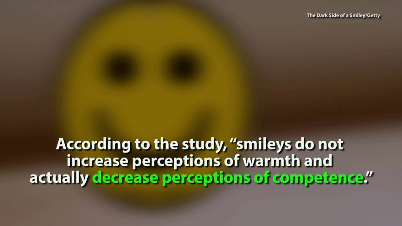Here's Why You Might Want To Stop Using Smiley Faces In Emails - YouTube