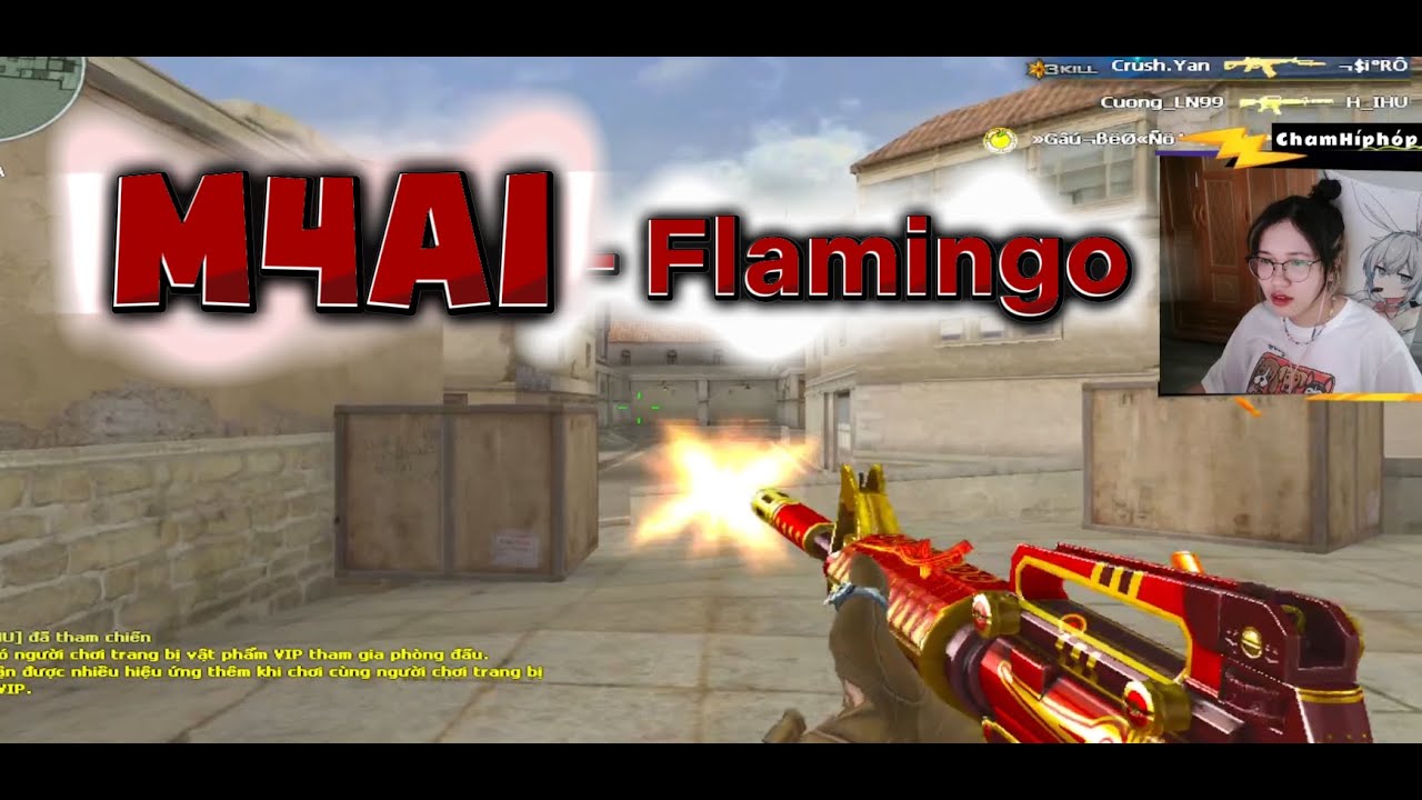 ( Đột kích ) M4A1 Flamingo - súng đẹp buff skill =)) - YouTube