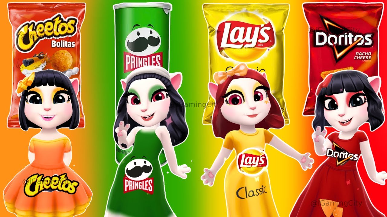 Snack-Inspired Fashion Makeover! Lays, Cheetos, Doritos & Pringles ...