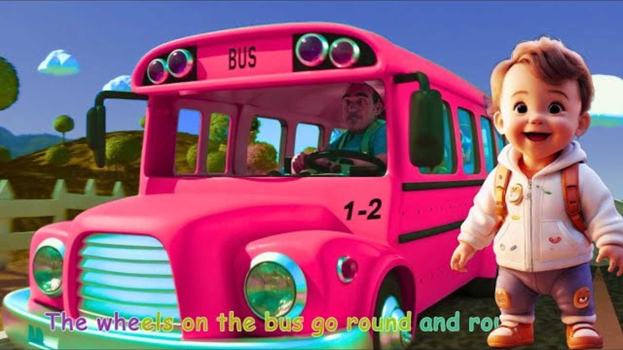 Wheels On The Bus Go To Town | Nursery Rhymes & Kids Songs - Baby Car ...