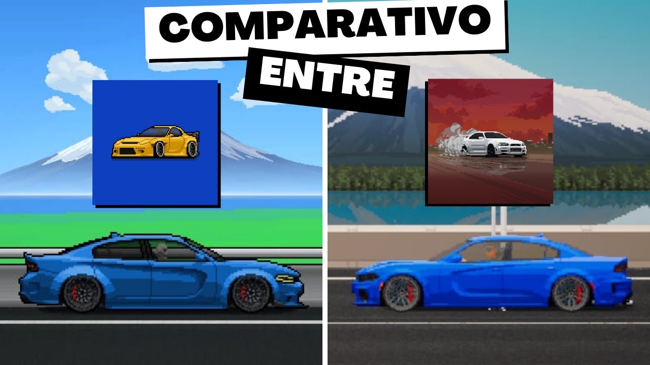PIXEL CAR RACER VS. APEX RACER - PARTE 1 - YouTube