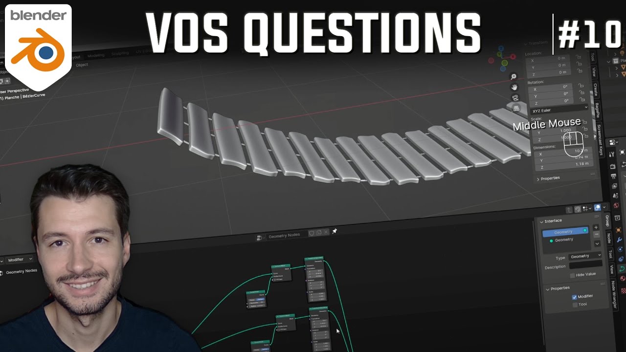 JE REPONDS A VOS QUESTIONS DE 3D - Blender | #10 - YouTube