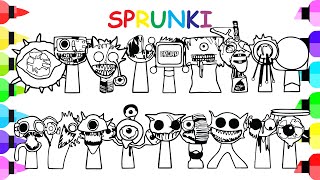 Incredibox Sprunki Coloring Pages How To Color Sprunki Phase 1 Vs Phase ...