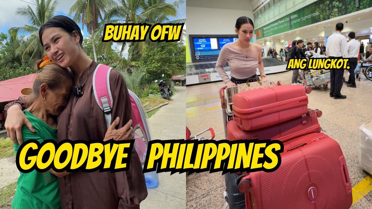 GOOD BYE PHILIPPINES | BALIK DUBAI NA NAMAN ULIT | BUHAY OFW | RECHEL IN DUBAI - YouTube