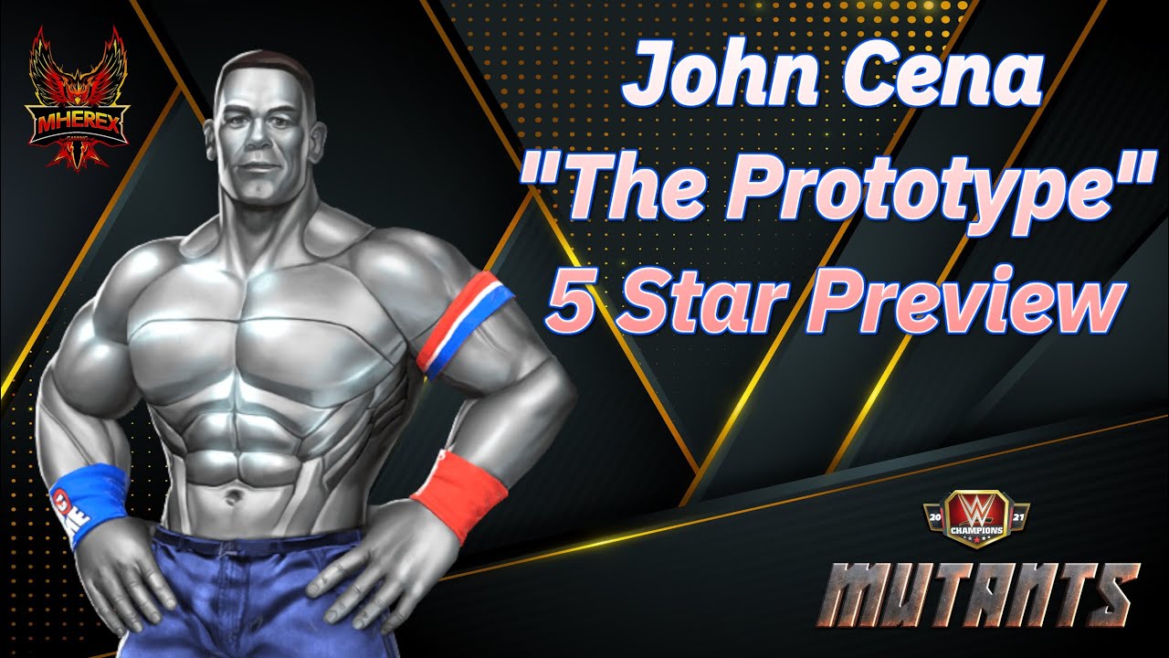 John Cena "The Prototype" 5 Star Preview Featuring 4 Builds - YouTube