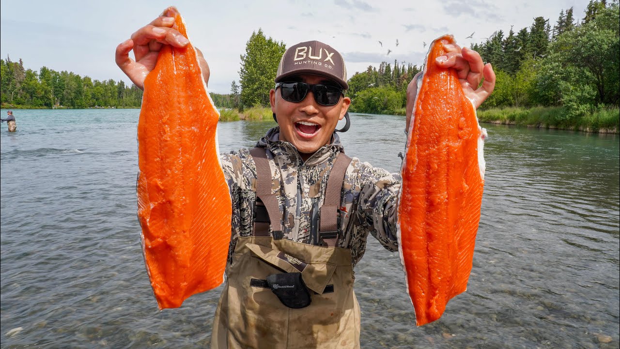 Catch, Cook, and Camp - Remote Alaska Salmon Fishing! - YouTube