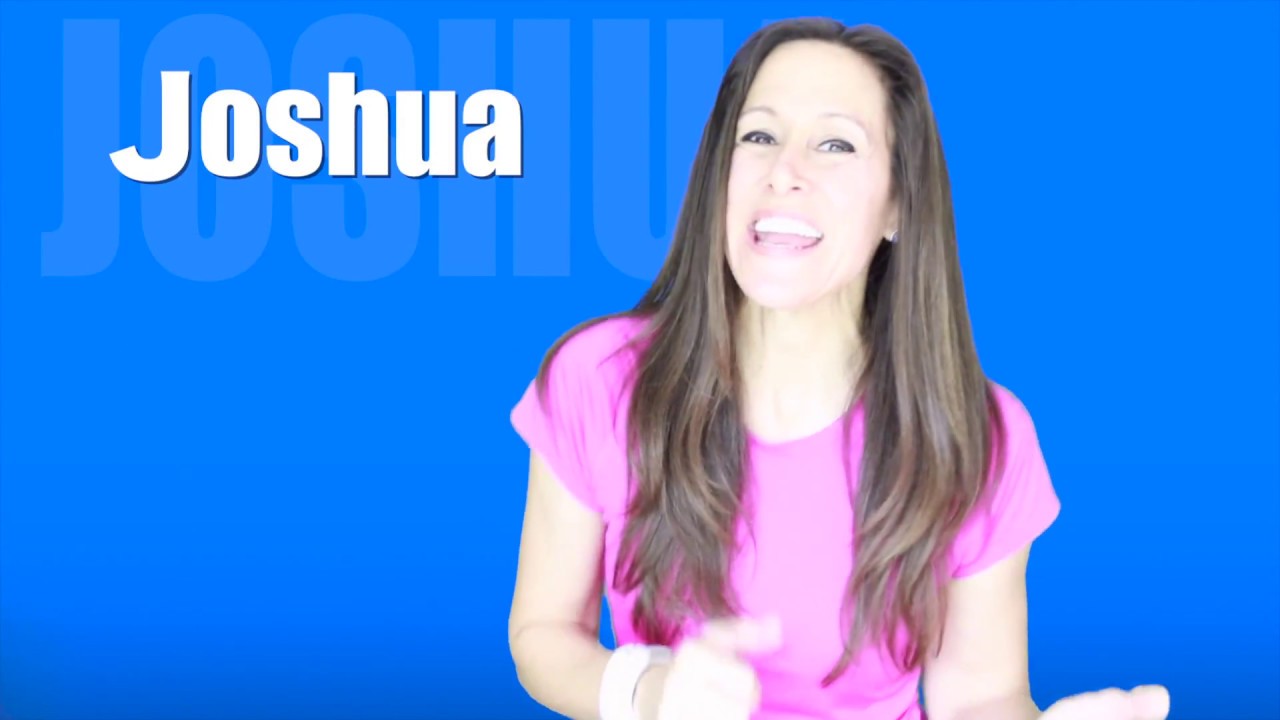 Learn to Spell JOSHUA Toddler Song | Learn to Talk with Patty Shukla ...