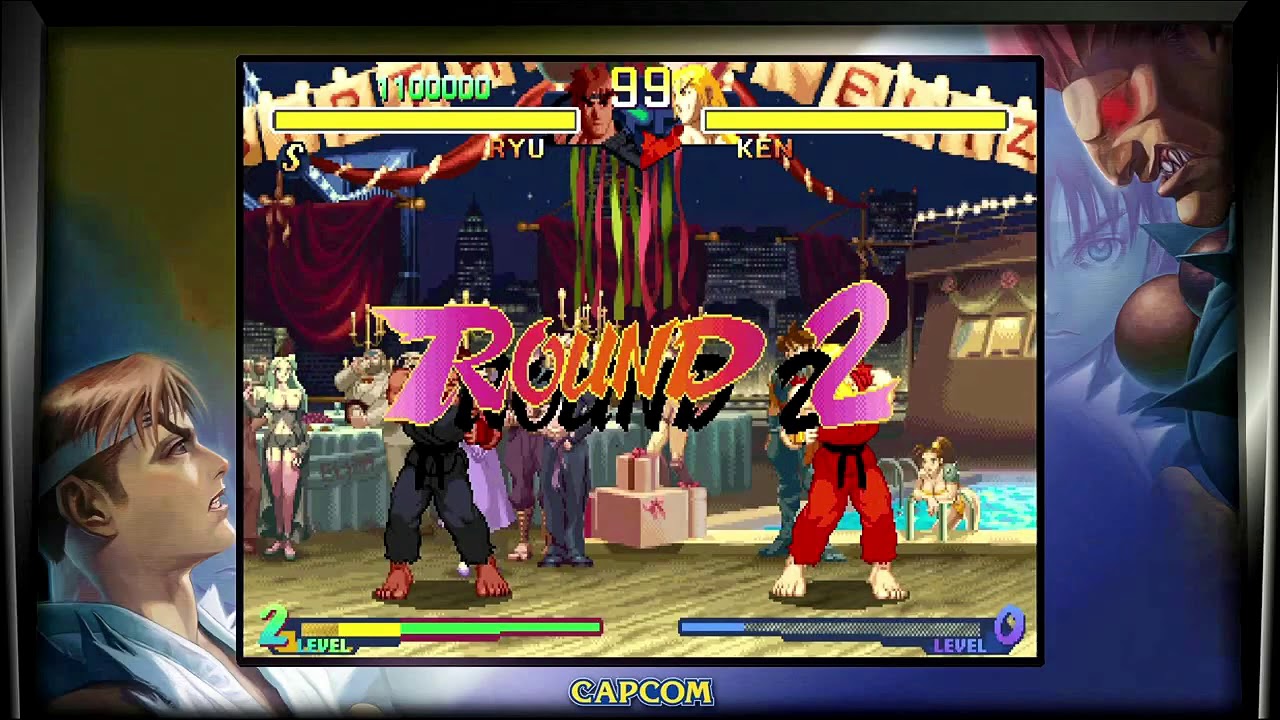 Street Fighter Alpha 2 (PlayStation 4) Arcade as Evil Ryu - YouTube