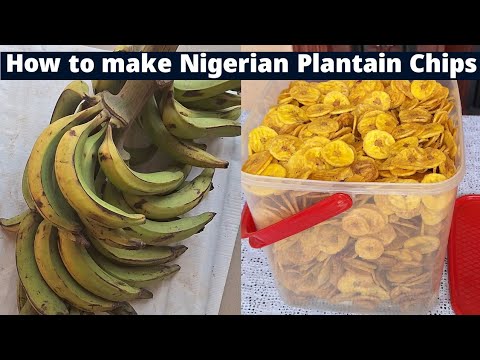 How to make Nigerian plantain chips - YouTube