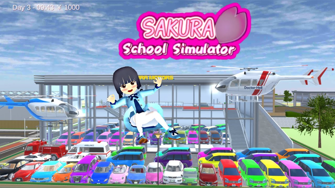 Sakura Car collection At MOTORS SHOP🚓😱 SAKURA SCHOOL SIMULATOR ️🚔 ...