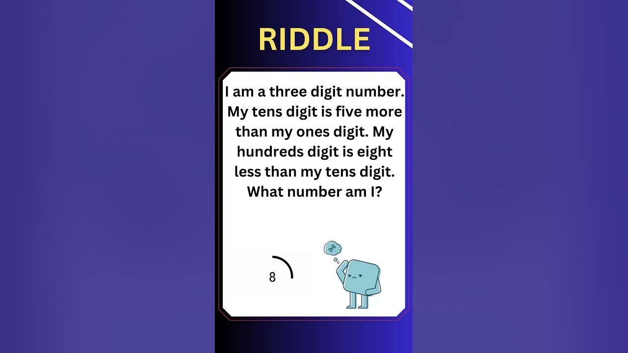 #Shorts Math Riddle | Math equation riddle | Math trick - YouTube