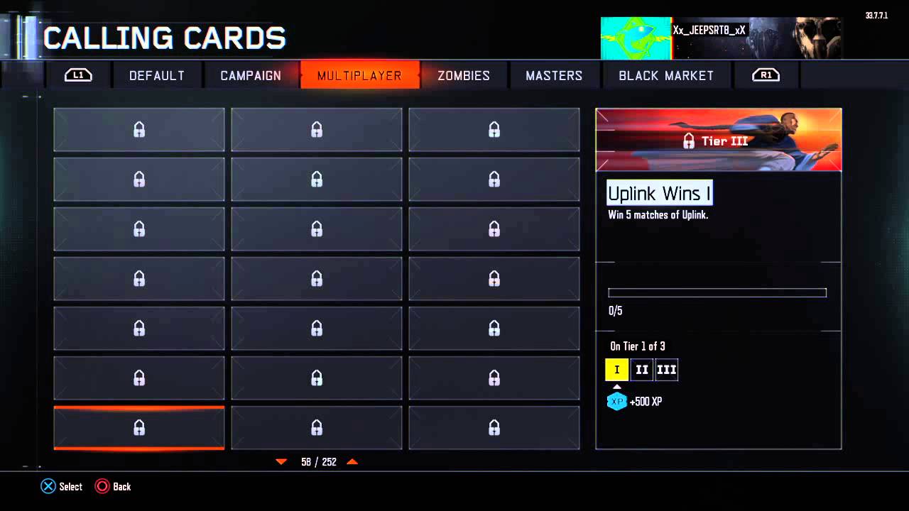 All Calling Cards In Black Ops 3 - YouTube