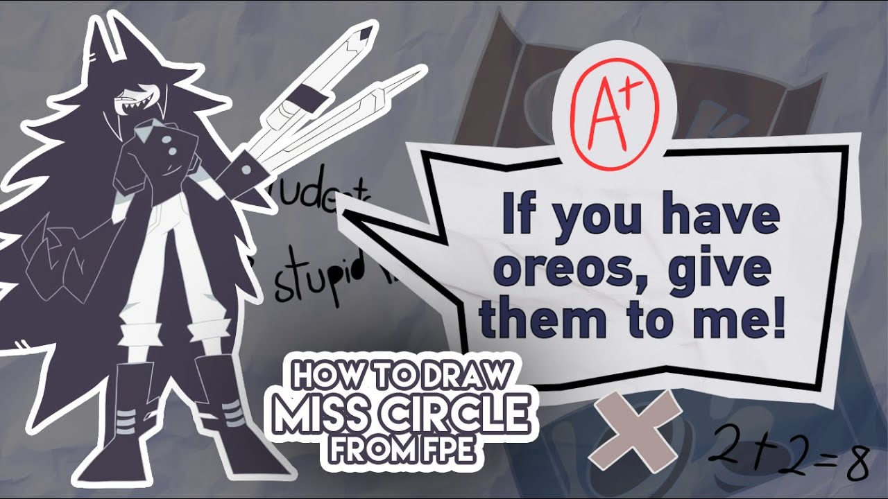 Miss Circle loves Oreos | Fundamental Paper Education - Drawing Miss ...