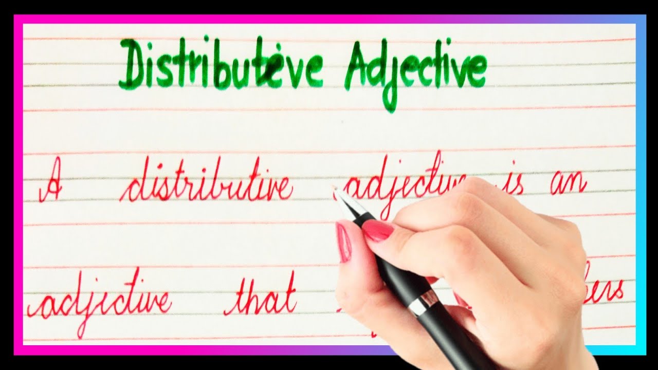 Definition of distributive adjective | What is distributive adjective ...