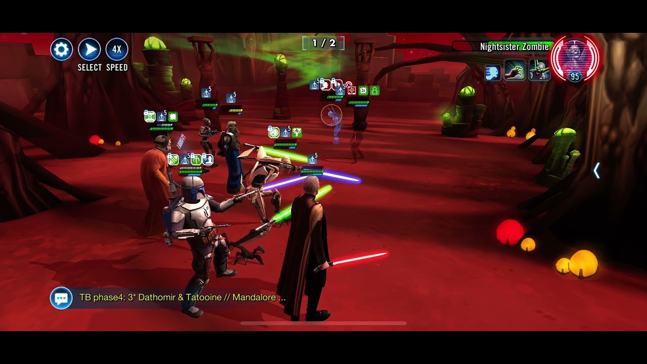 SWGOH - Dathomir CM with Grievous Separatists - YouTube