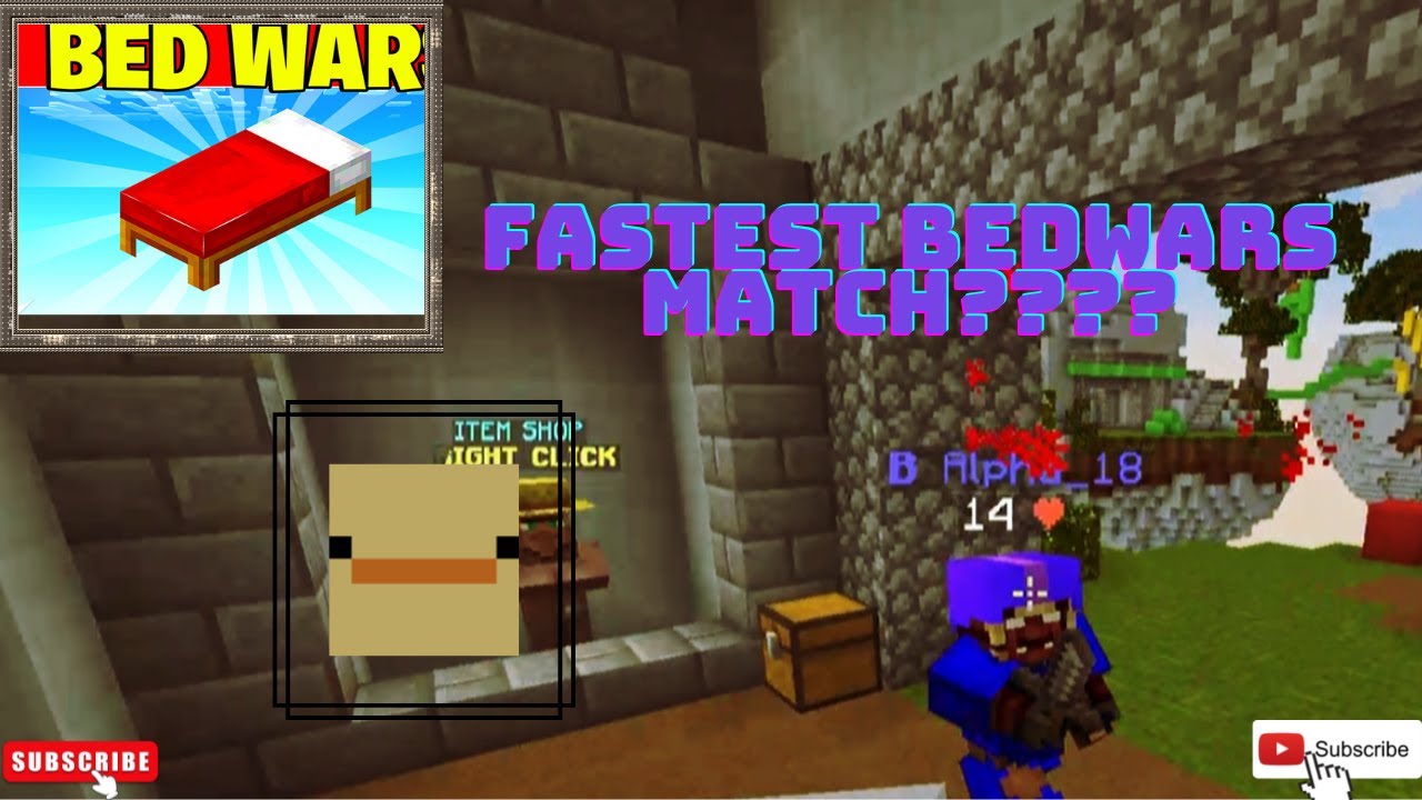 FASTEST BEDWARS MATCH!!!??? (EZZZZZ) DOUBLES MATCH!! PLAYING ON ULTIMIS ...