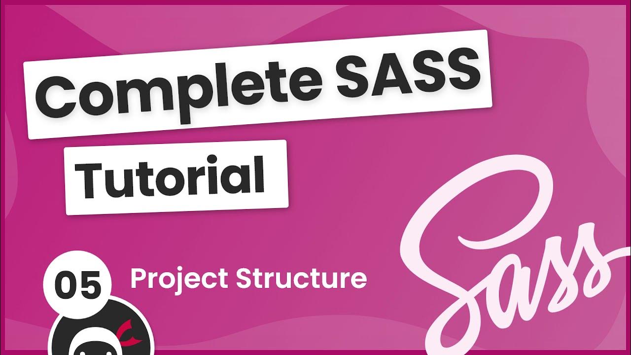 SASS Tutorial (build your own CSS library) #5 - Project Structure - YouTube