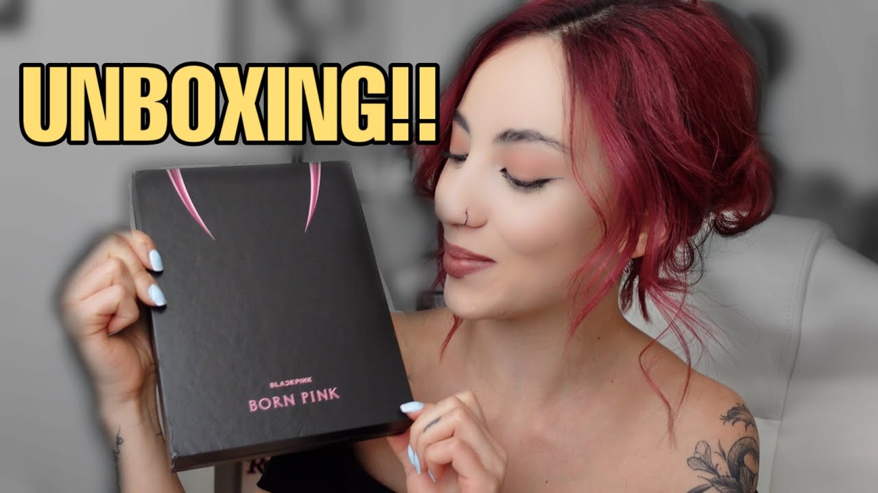 UNBOXING BORN PINK DE BLACKPINK - YouTube