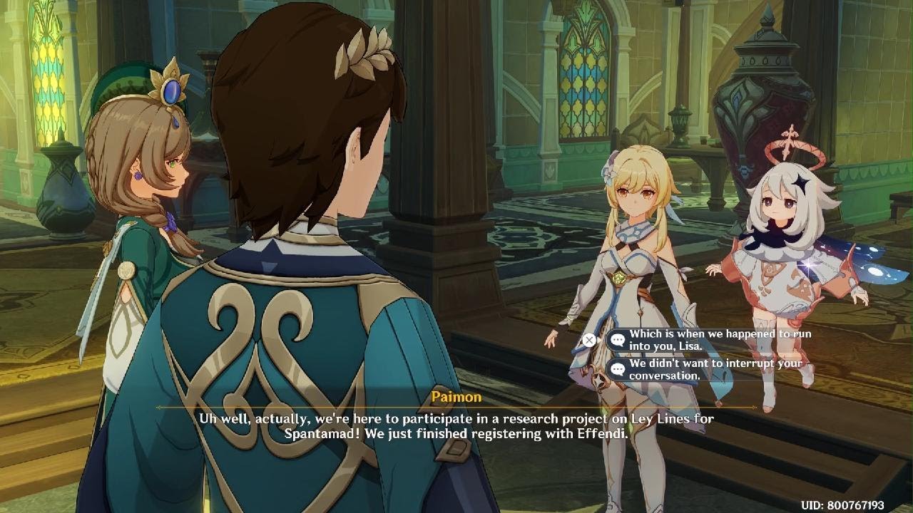 Genshin Impact - 3.4 Lisa skin - Second Blooming Sumeru event quest ...