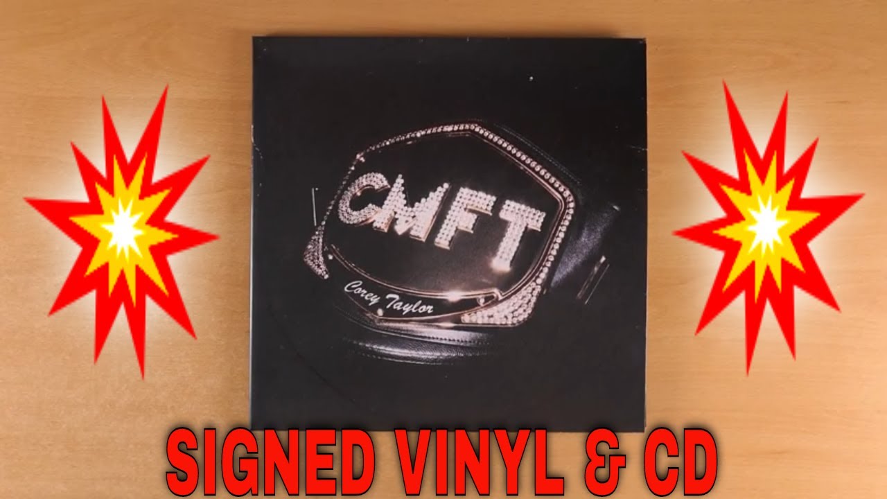 COREY TAYLOR...CMFT...SIGNED VINYL AND CD UNBOXING REVIEW - YouTube