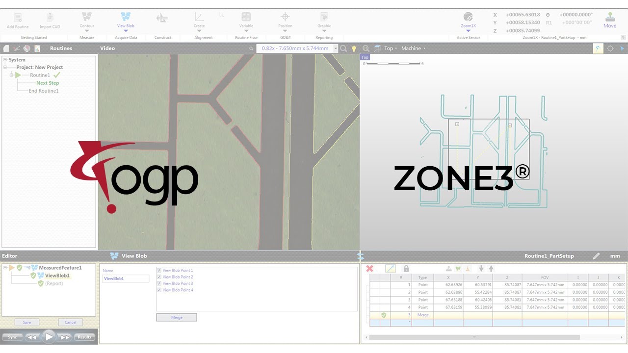 ZONE3 Metrology Software Overview - YouTube