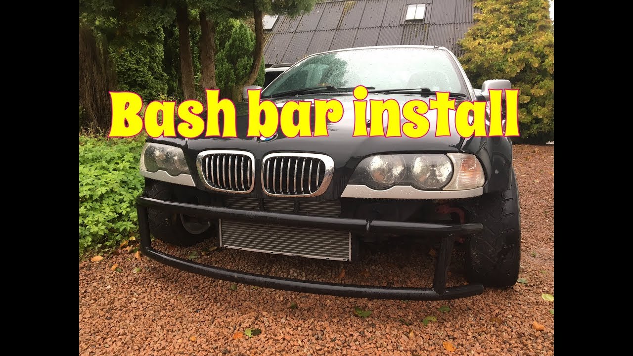 E46 Drift Build Ep 20 Drift fab bash bar install - YouTube
