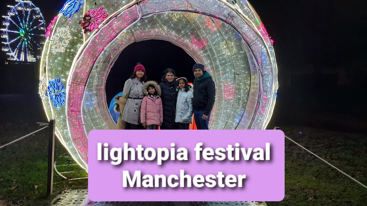 Lightopia Festival Manchester#travel #viralvideo - YouTube