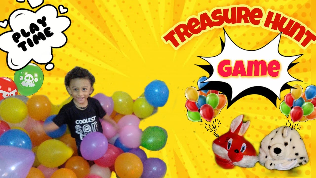 Balloon hunter😎| A fun play treasure hunt game with kashwin & friends|# ...