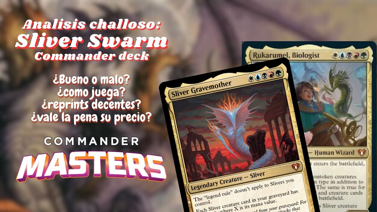 SLIVER SWARM! Analisis challoso de EDH | Commander Masters Precon MTG ...