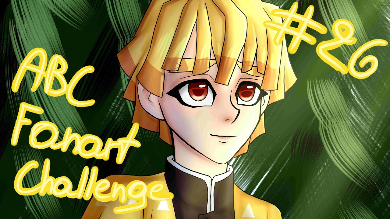 Zenitsu Agatsuma (Demon Slayer) | ABC Fanart Challenge 2023 #26 - YouTube