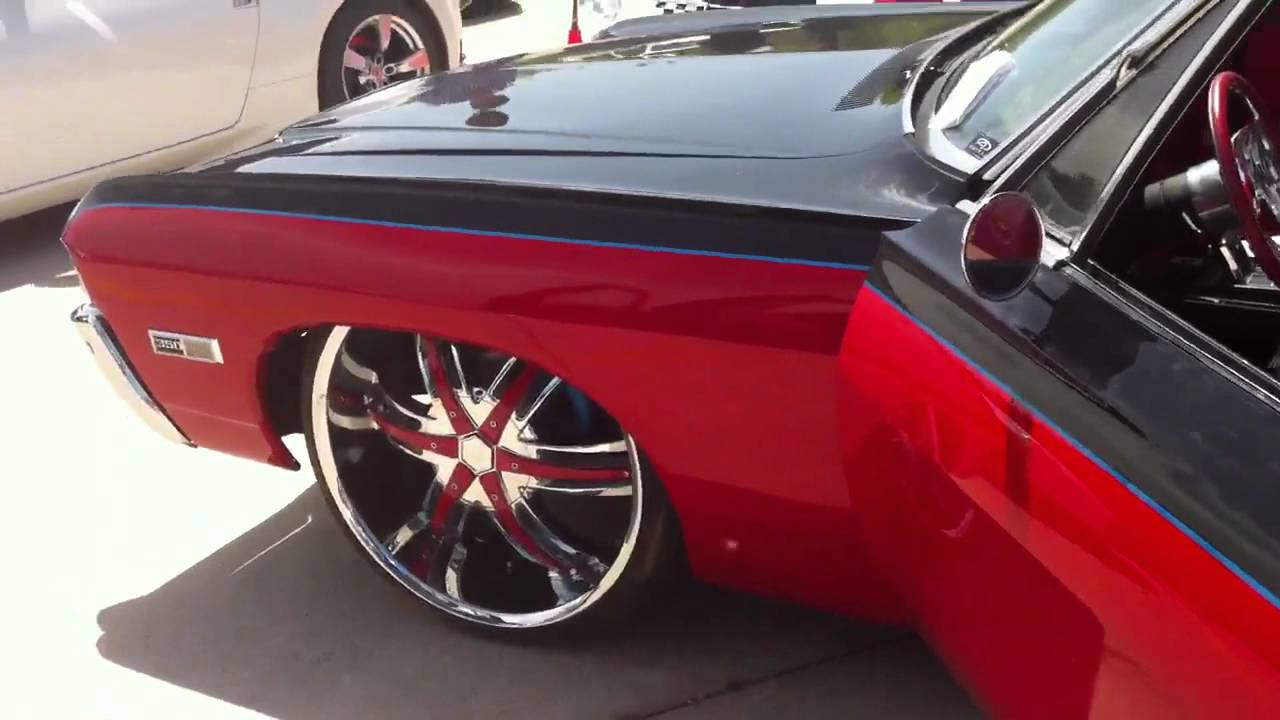 68 impala whit big wheels - YouTube