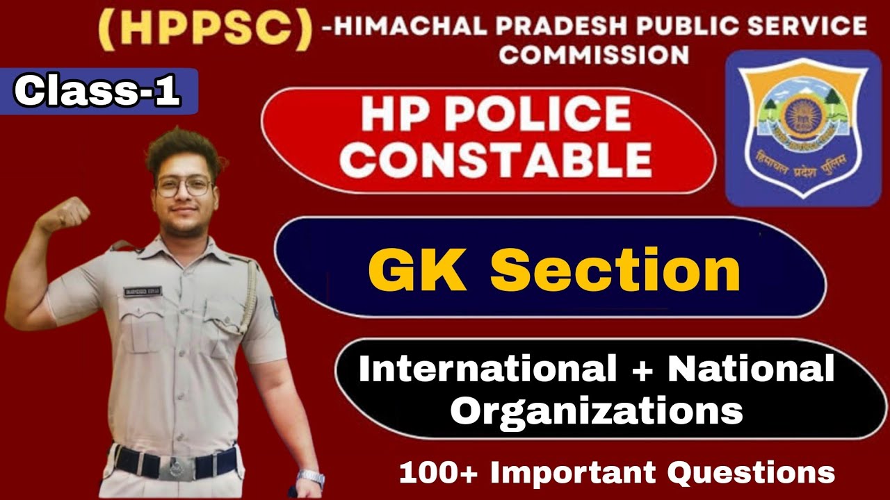 International + National Organizations | GK Section | HP Police ...
