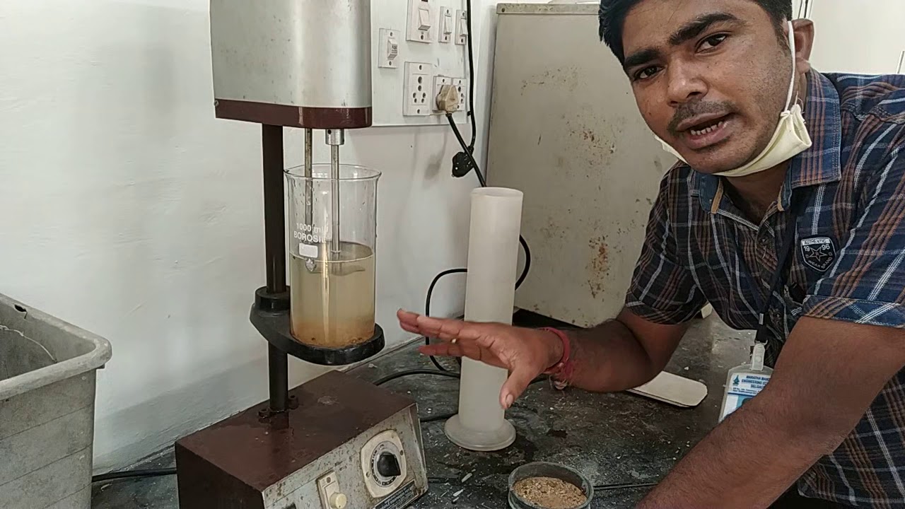 Clay content test .. - YouTube