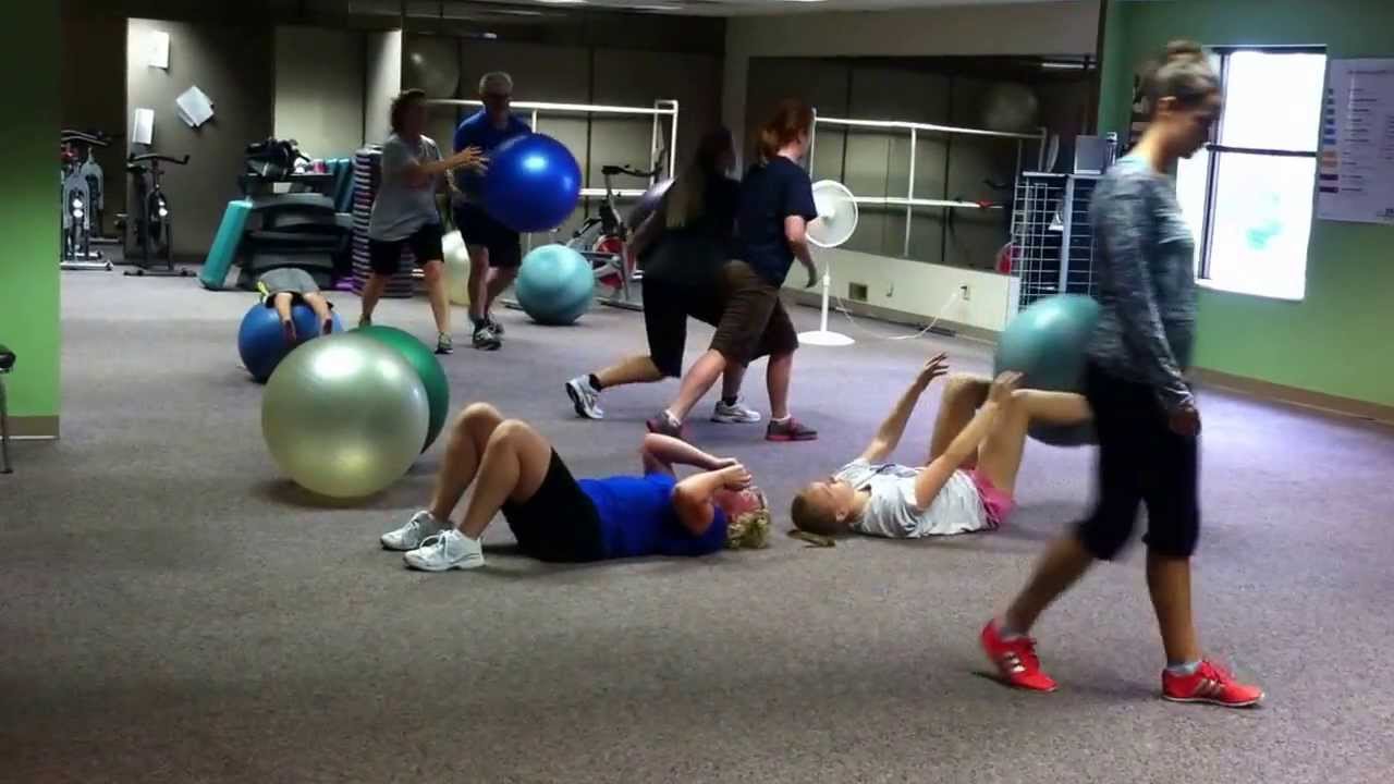 Exercise Ball Class - YouTube