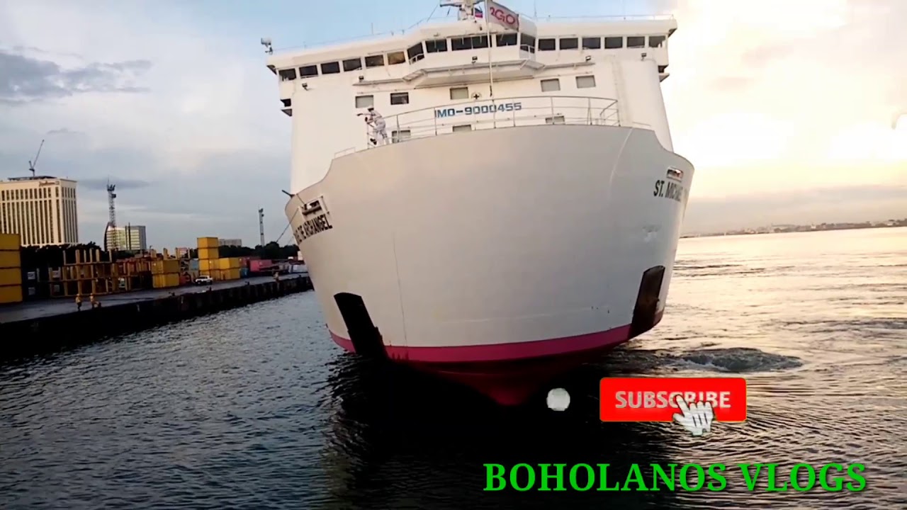 2Go Ship Docking Maneuvering || Cebu City - YouTube