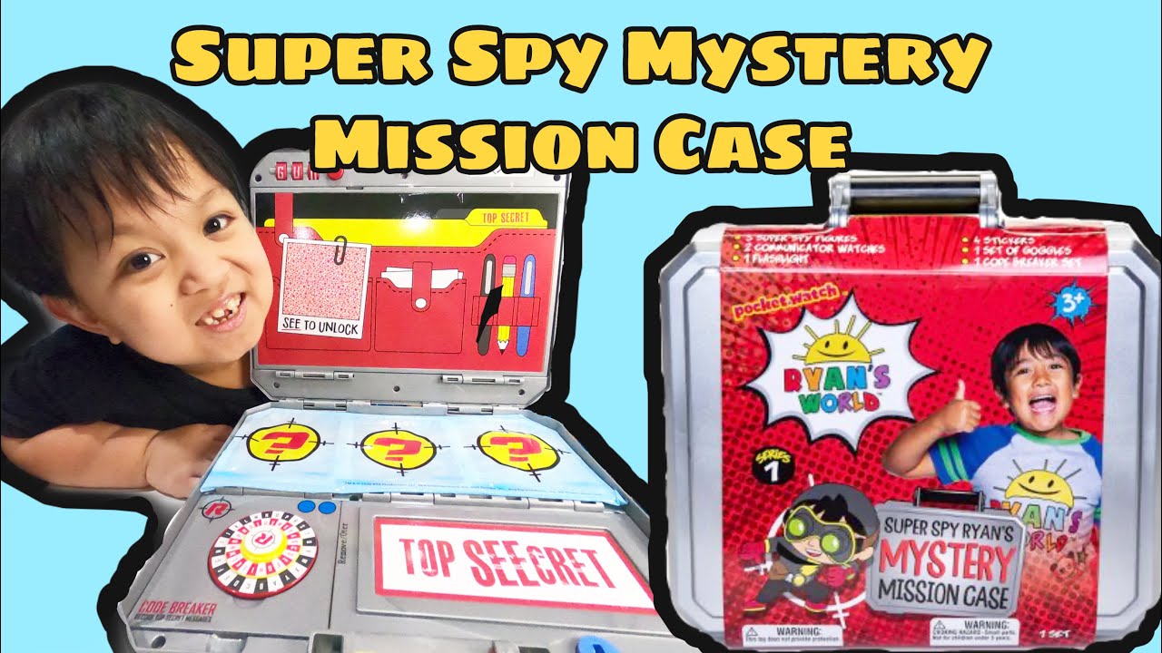 RYAN'S WORLD Super Spy Agent Mission Case | Secret Spy Mystery Case ...