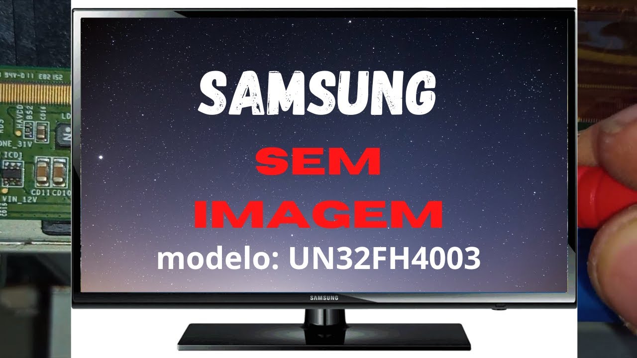 TV SANSUNG tela acende sem imagem - veja como consertar - YouTube