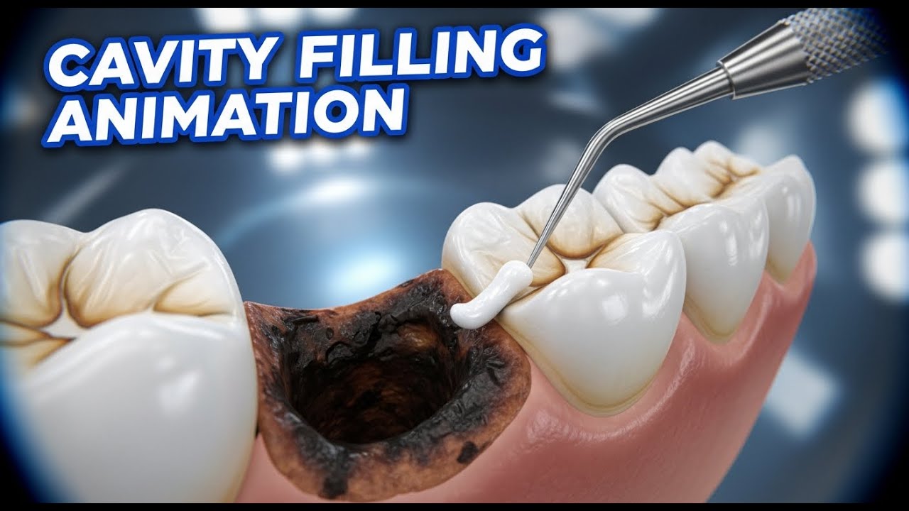 Cavity Filling Animation What Really Happens During the Procedure 3D ...