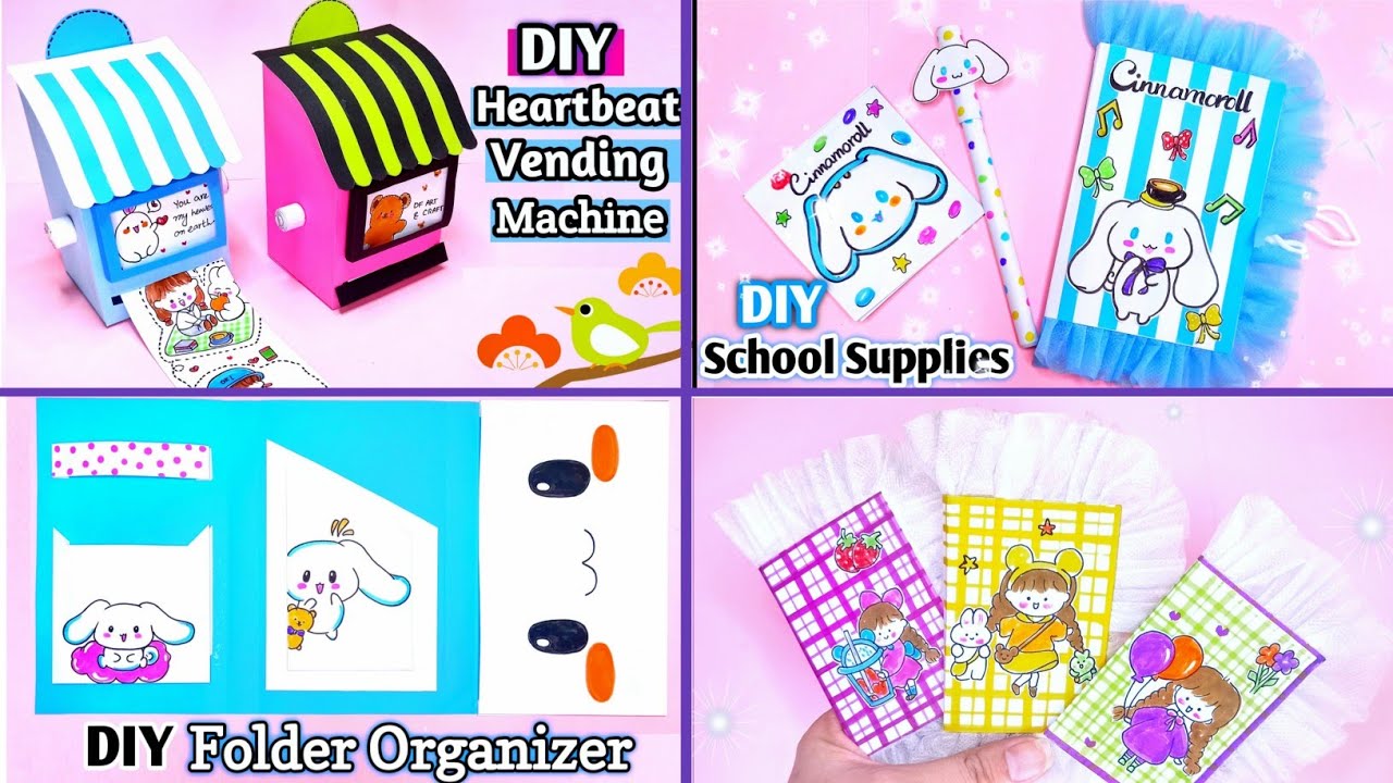 Paper craft/Easy craft ideas/ miniature craft / how to make /DIY/school project / school hacks ...
