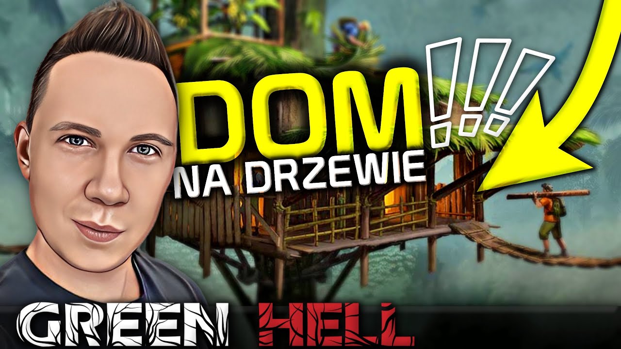 💙 GREEN HELL - Gameplay COOP PL [#4] BUDOWANIE - DOM NA DRZWIE - POLSKI THE FOREST/z Yoshella ...