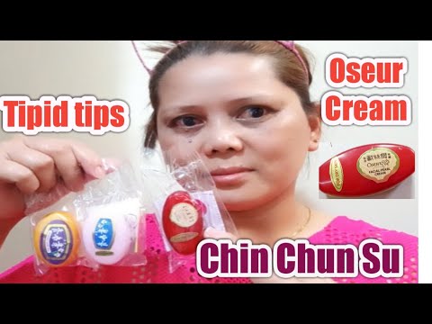 CHIN CHUN SU PINK & WITH BETA CAROTENE + OSEUR FACIAL CREAM/ ANTI ACNE ...