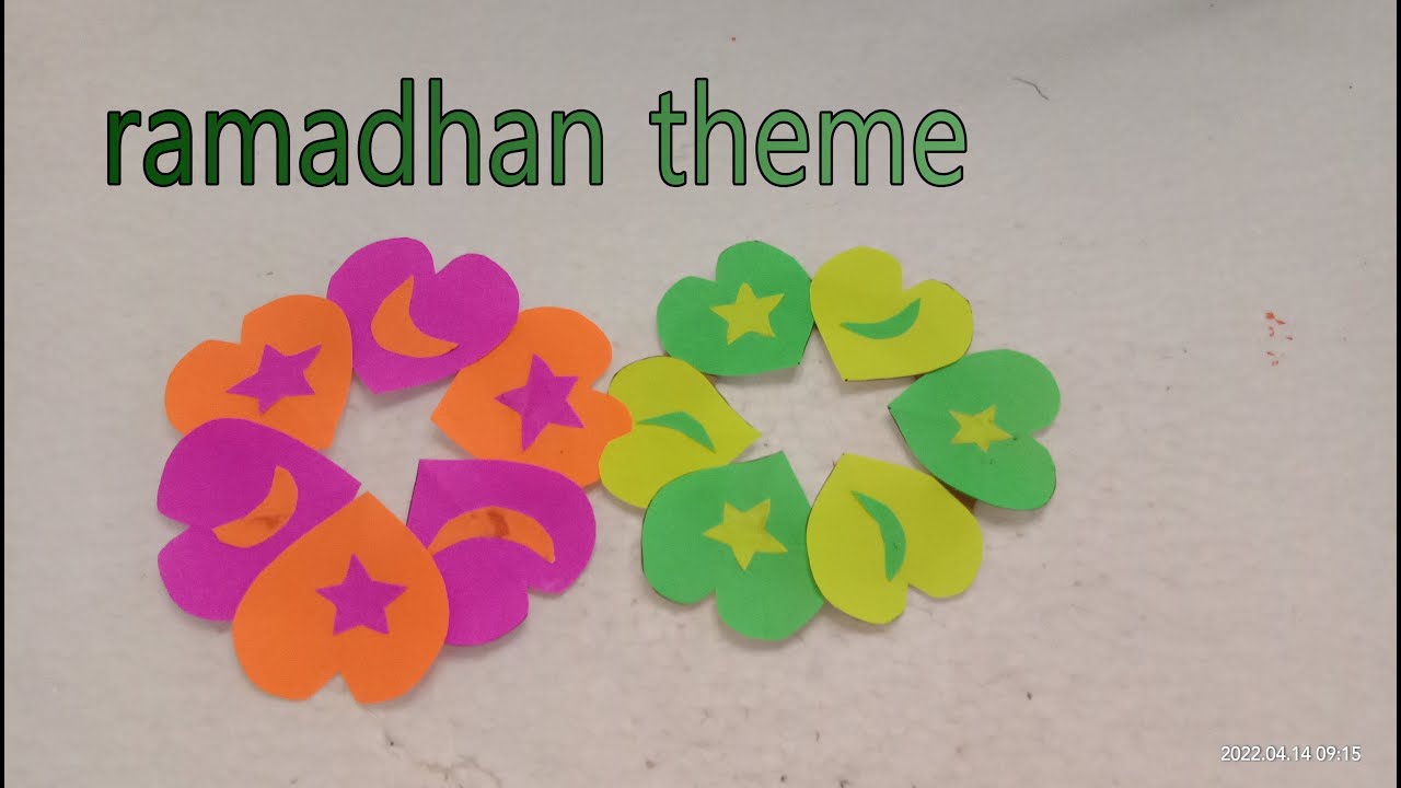 How to Make an Origami RAMADHAN the Theme - YouTube