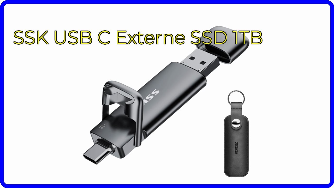 BEWERTUNG (2024): SSK USB C Externe SSD 1TB. WESENTLICHE Einzelheiten ...