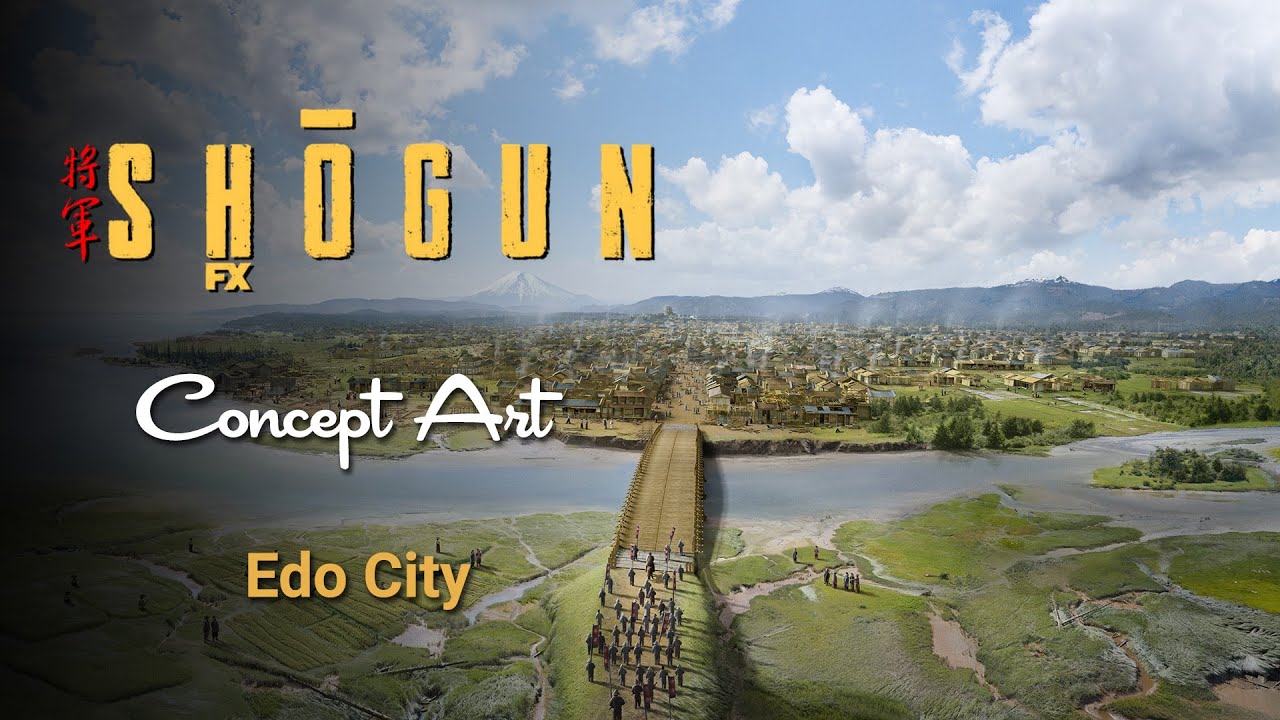 Behind the Scenes: Making of the Edo City Concept Art for Shogun - YouTube