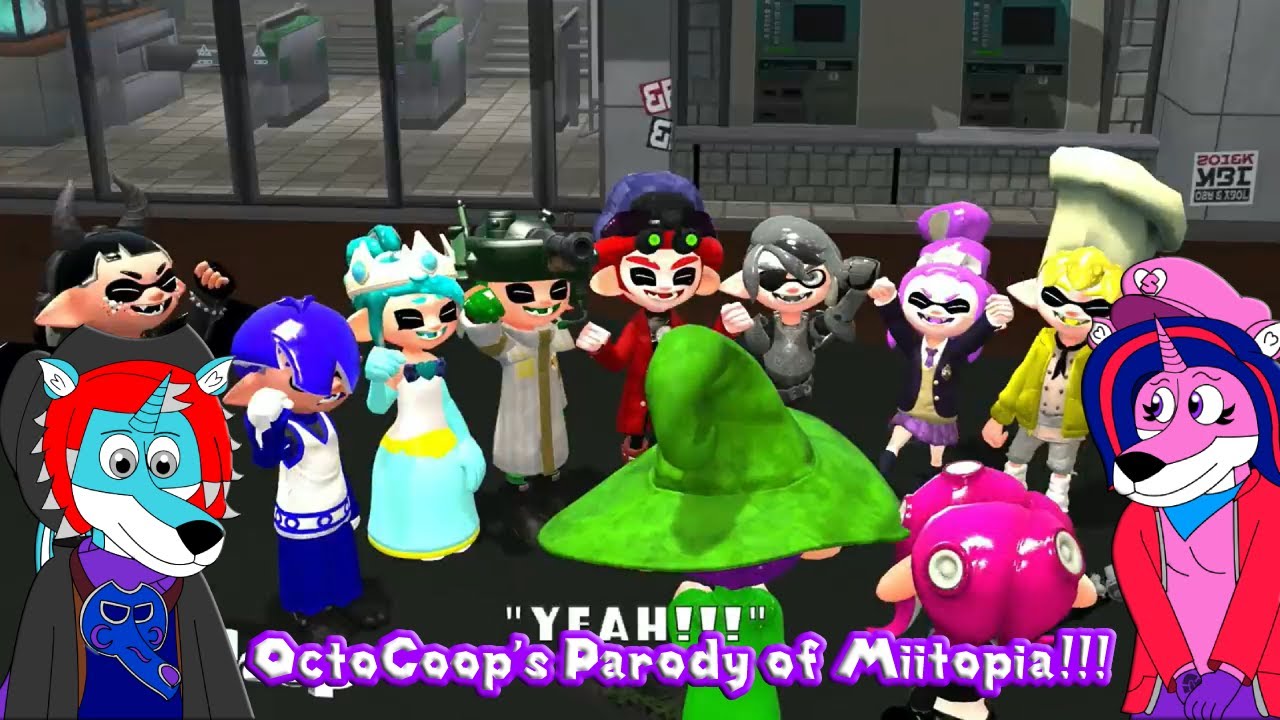 Princess Sword Heart & Night Crest React to Saving Splatopia [Splatoon ...