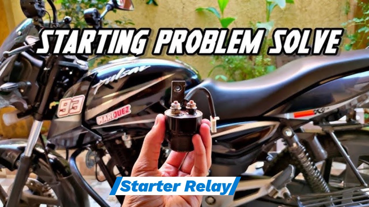 Pulsar 220- Self start problem#Self starter relay - YouTube