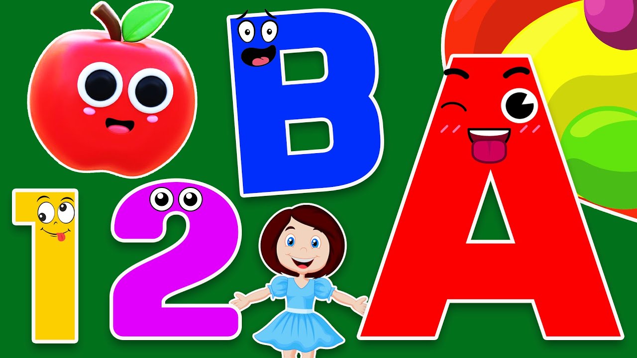 ABC & 123 Learning Videos For Preschool | ABC And One Two Three | ABC ...