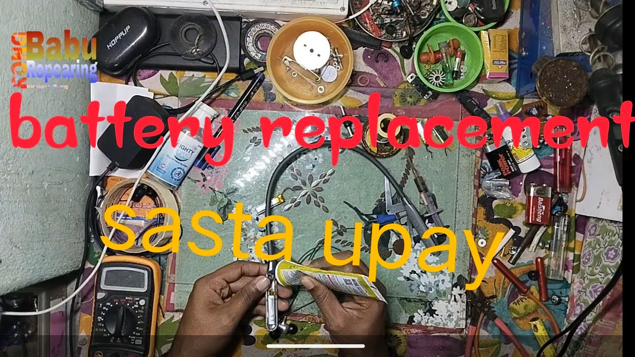 bluetooth battery replacement || neckband ki battery kaha se kharide - YouTube
